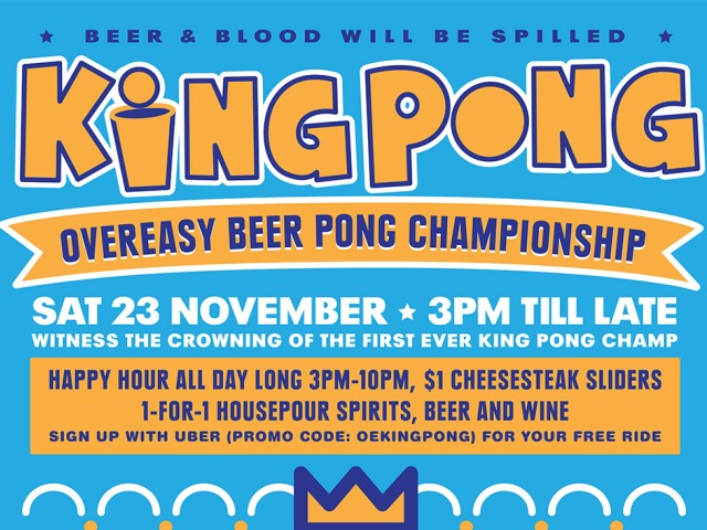 Beer Pong I Happy Hour in Singapore I Honeycombers