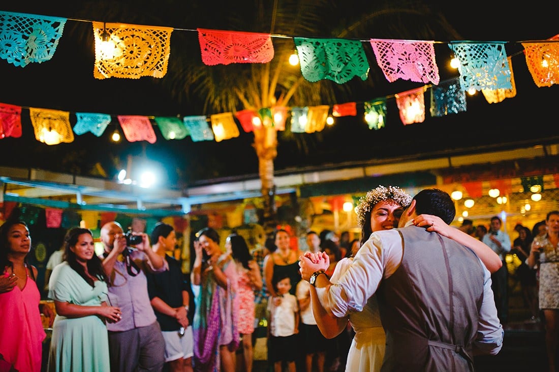 Real wedding: Bronwyn and Iain's colourful, fiesta-style Bali wedding ...