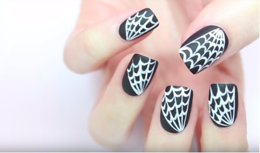 Halloween nail art: Mummy, Frankenstein, cemetery and creepy designs ...