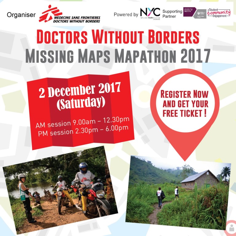 Doctors Without Borders - Missing Maps Mapathon 2017 | Honeycombers ...