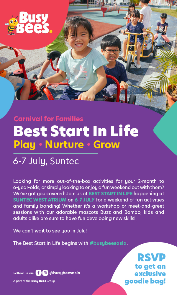 Experience the Best Start in Life with Busy Bees Asia’s First-Ever Roadshow | Honeycombers Singapore