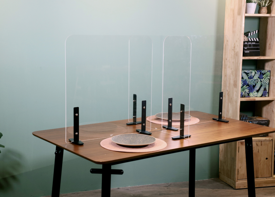 Safe distancing essentials: Acrylic shields for the office | Honeycombers