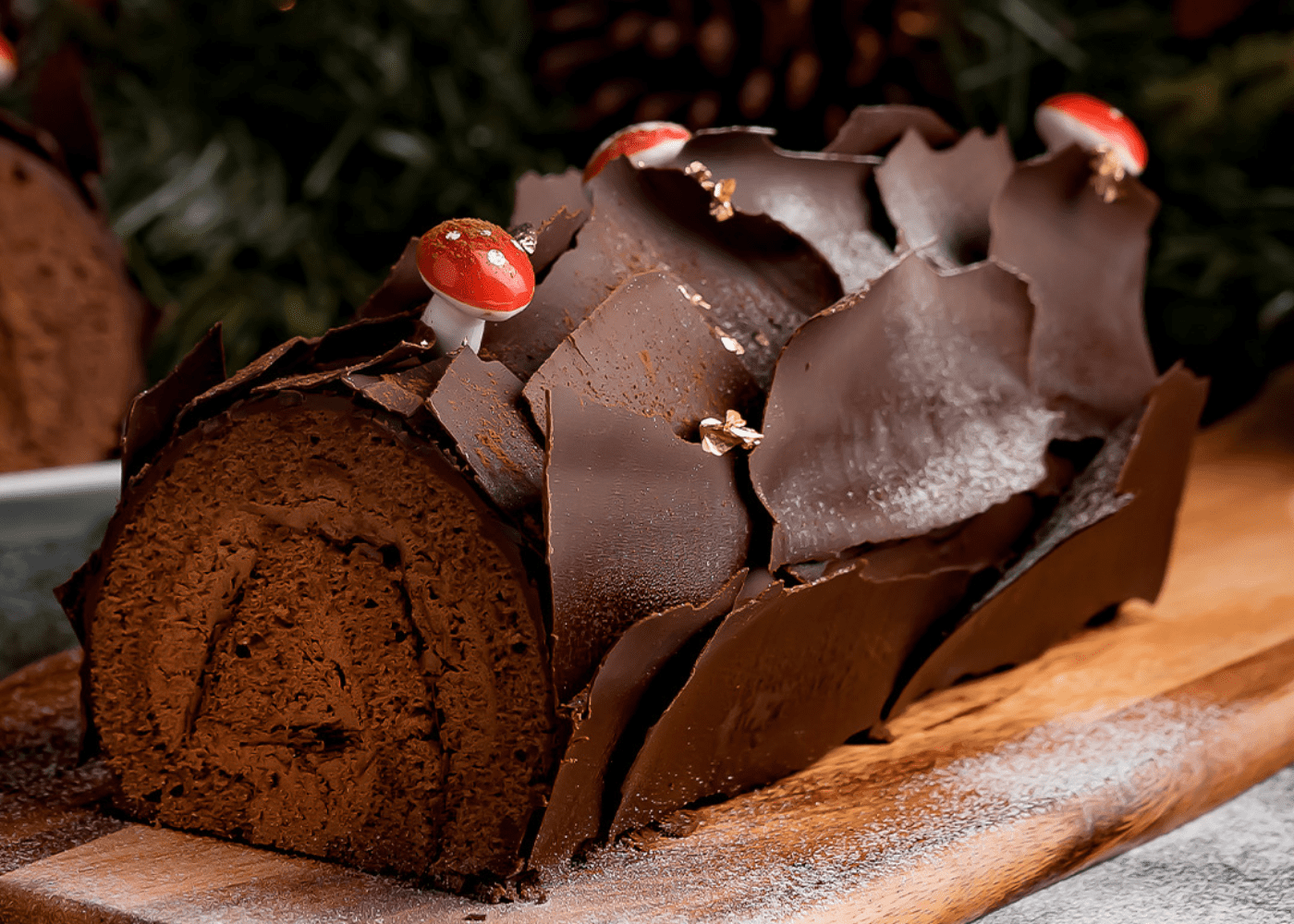 Stunning Christmas log cakes in Singapore for 2023 | Honeycombers