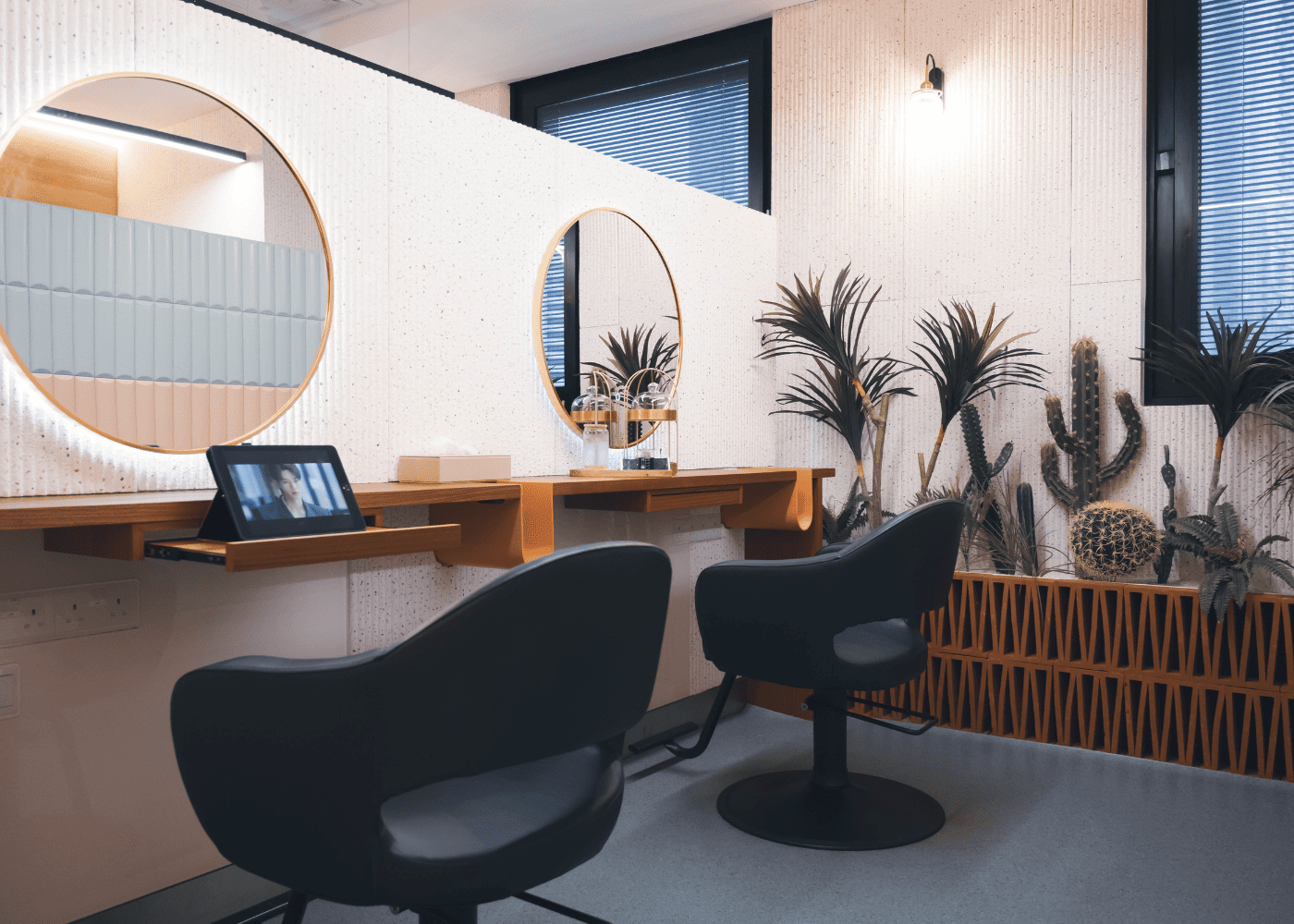 We got glass hair with a Nanoplasty treatment at Chez Vous: Private Space