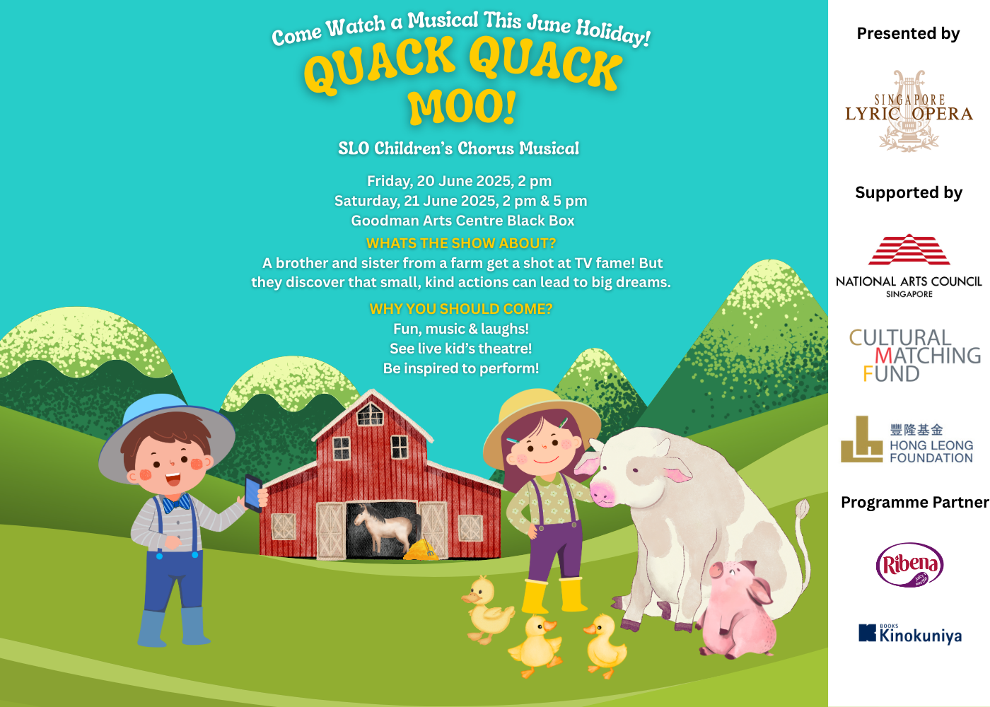 Event: Quack Quack Moo! - A Singapore Lyric Opera Children's Chorus ...