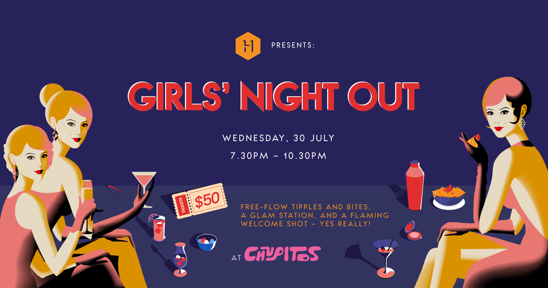 Girls’ Night Out: $1,000 Goodie Bags, Free-Flow Cocktails & More