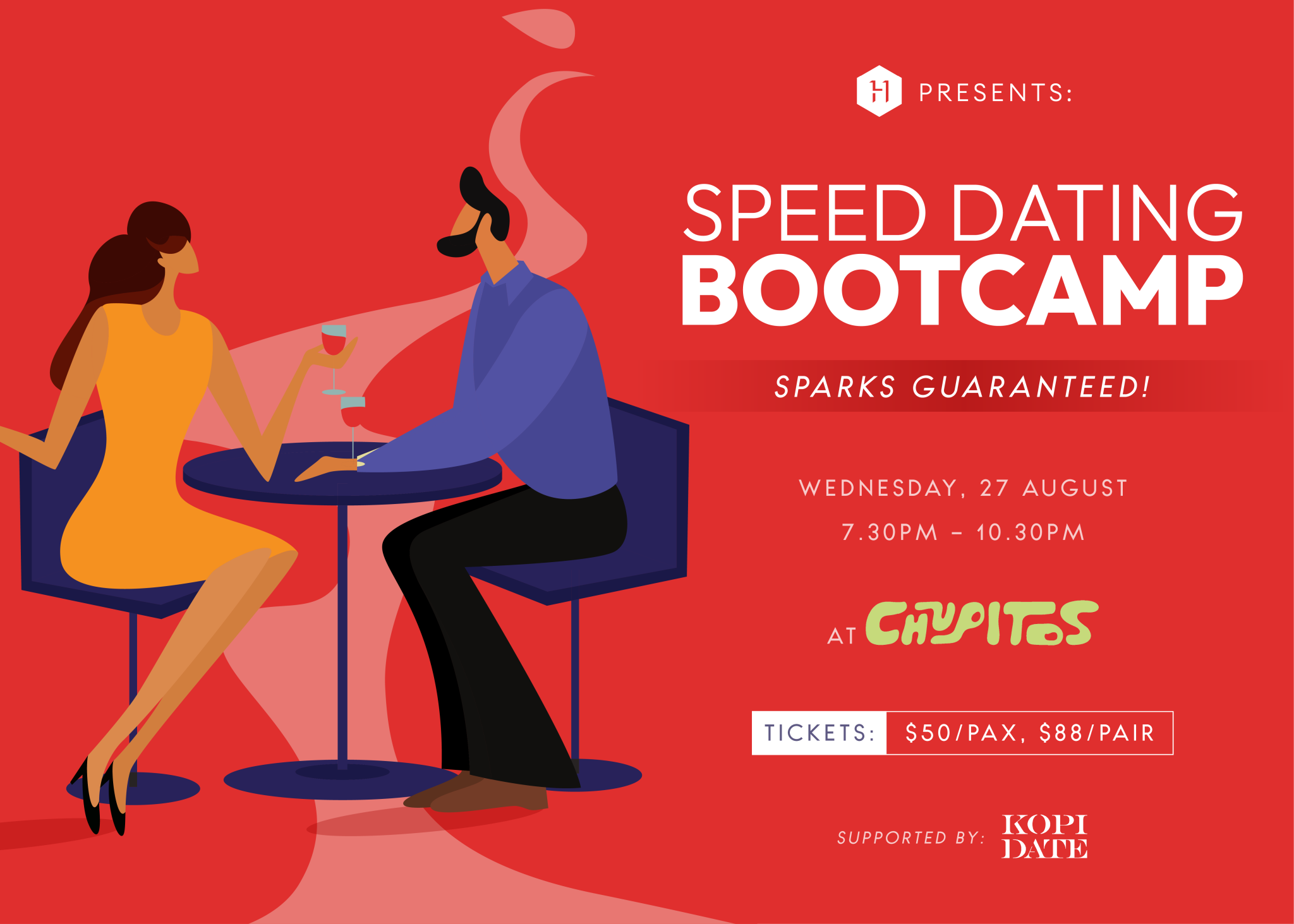 Speed Dating Bootcamp: Free-flow Drinks, Flirty Bingo And Dating Tips