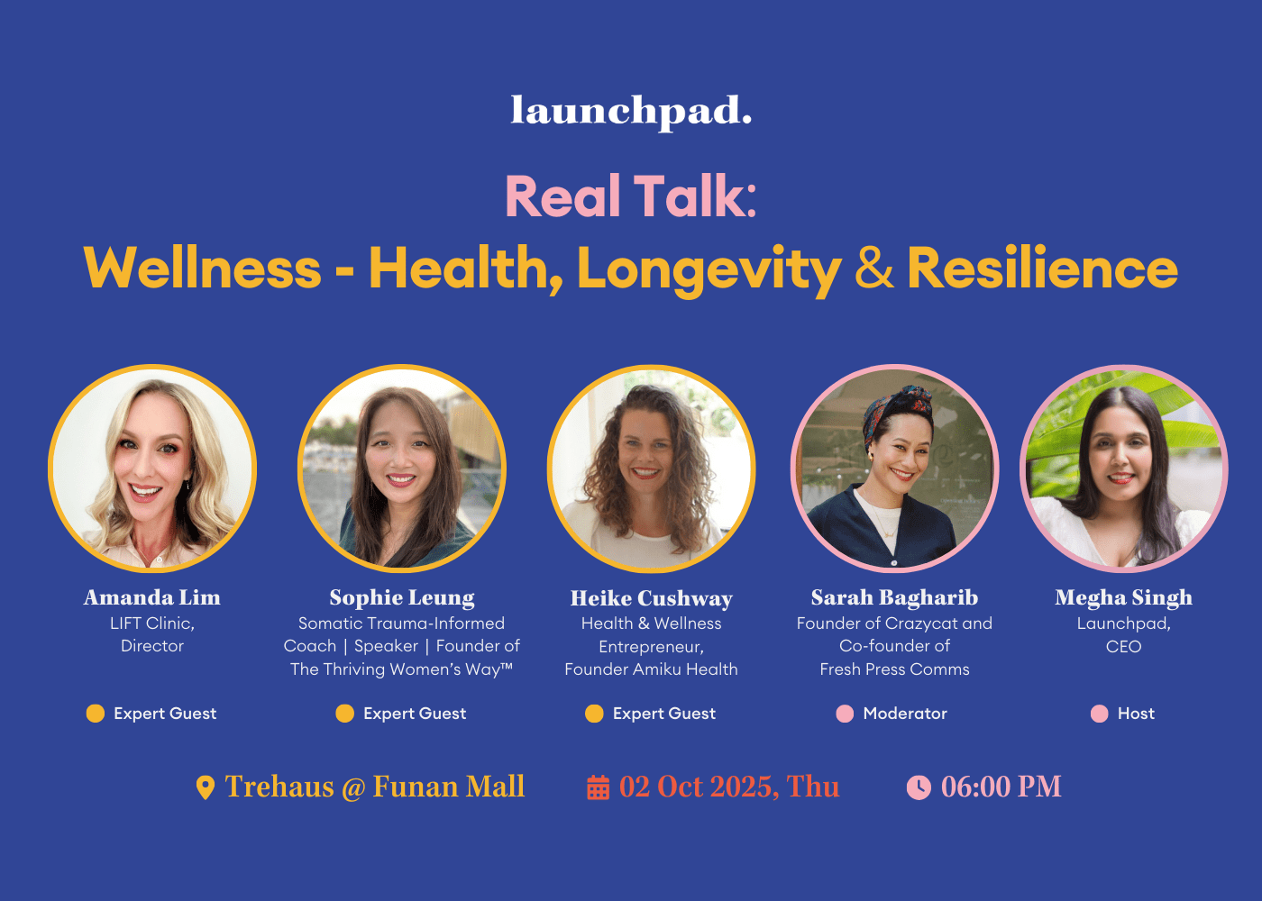 Event: Real Talk: Wellness – Health, Longevity & Resilience | Honeycombers