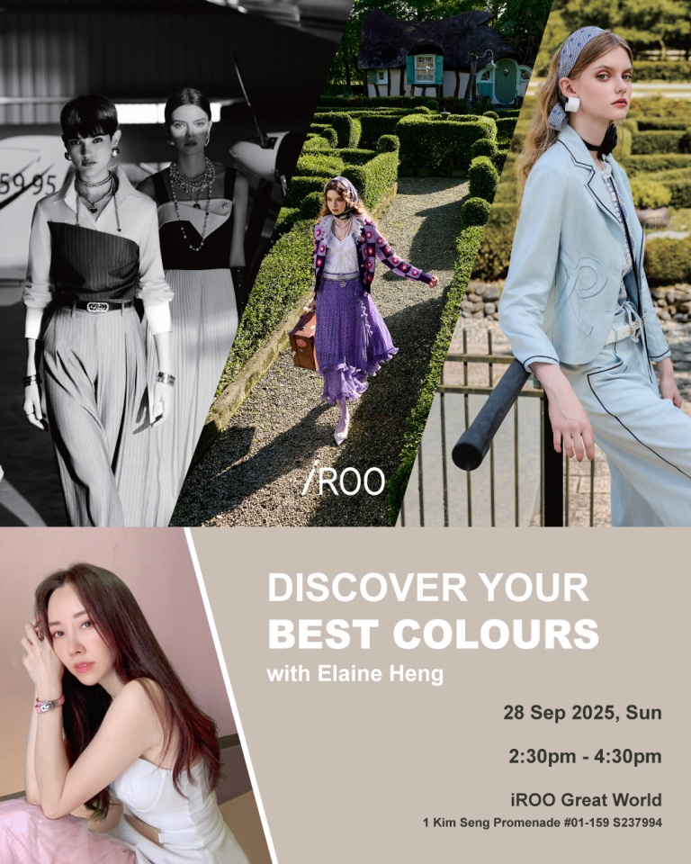 Event: iROO X Elaine Heng “Discover Your Best Colours” Workshop | Honeycombers