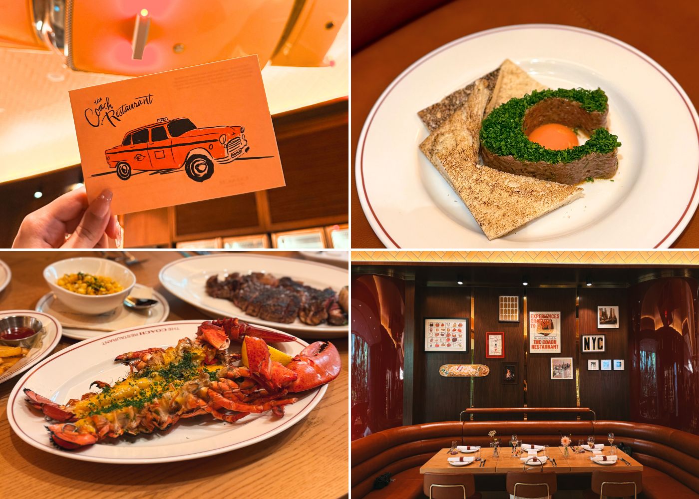 Coach Restaurant Singapore: NY chic meets seafood and steak