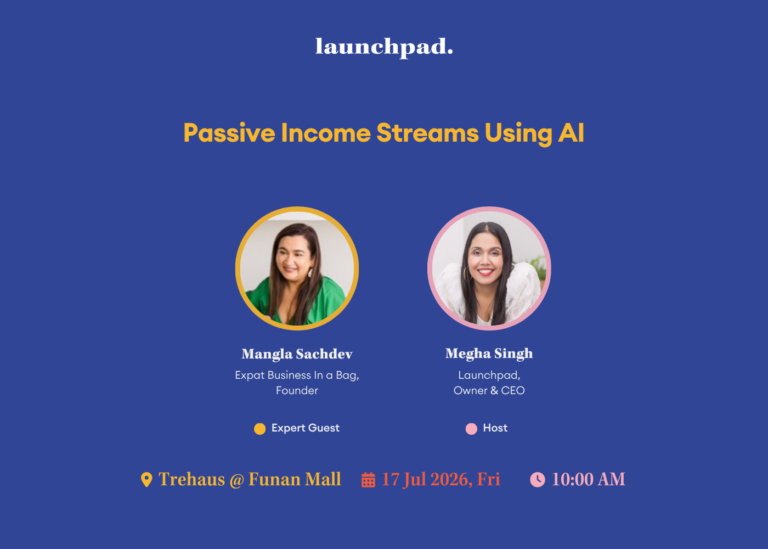 Event: Passive Income Streams Using AI with Mangla Sachdev | Honeycombers
