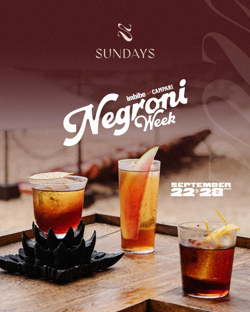 Event: Negroni Week at Sundays | Honeycombers