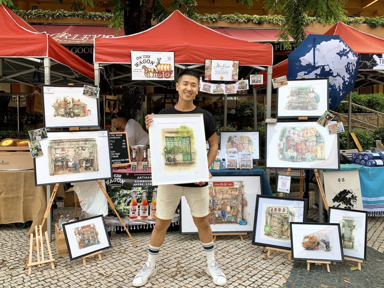 Alvin C.K. Lam's paintings showcase hidden HK scenes | Honeycombers