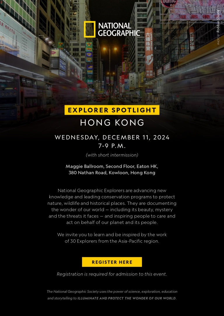 Event: National Geographic Explorer Spotlight at Eaton HK